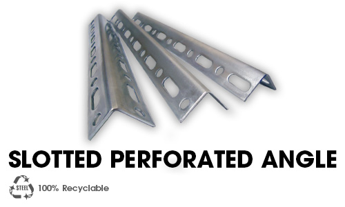 Slotted Perforated Angle I GarageWorks Steel